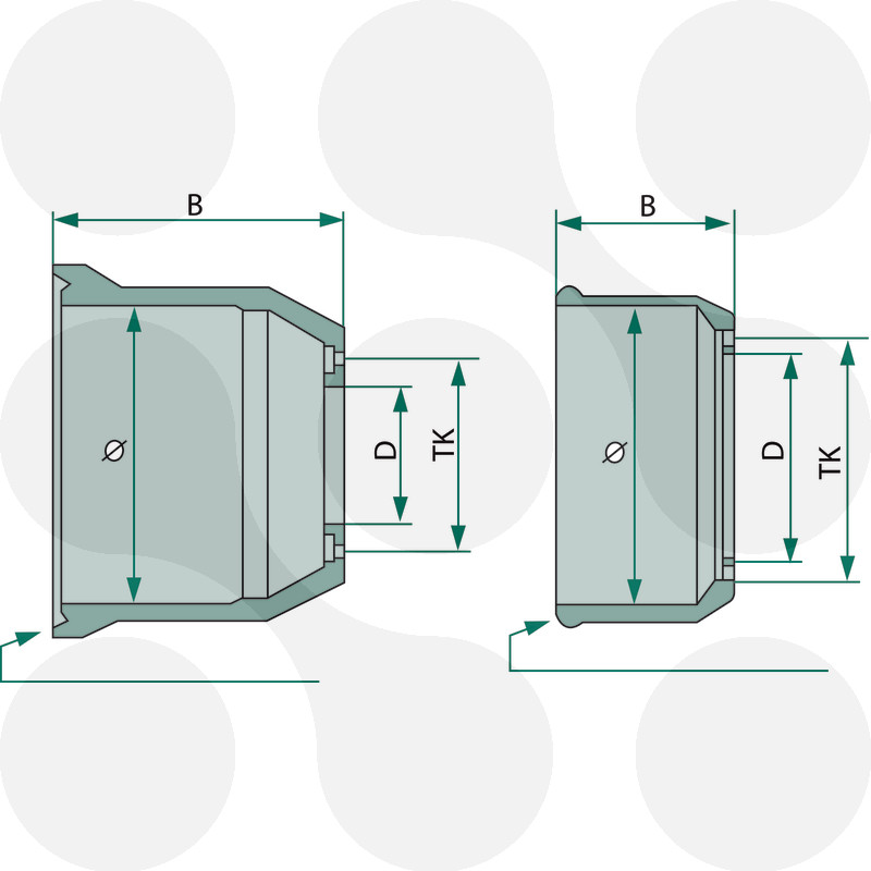 Bremstrommel BPW, SN3020, Höhe 260mm