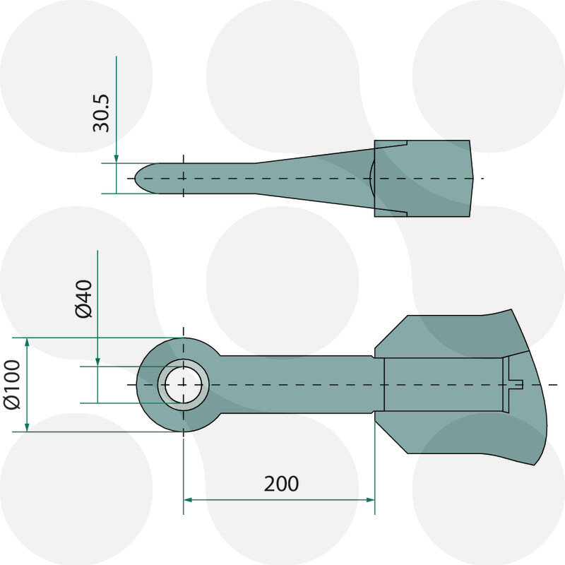 Zuggabel GNZ 18 2400/1000/70/26