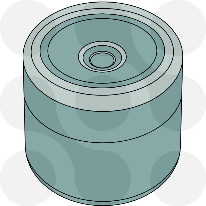 Tür- und Karosseriepuffer Ø: 40 - 20/7mm