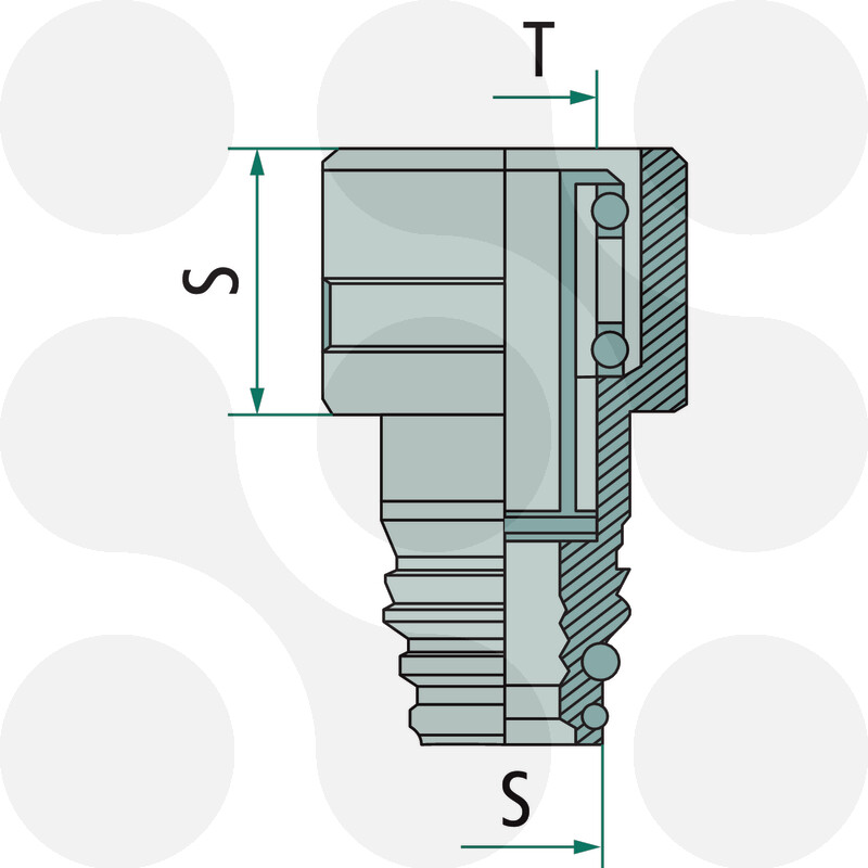 ABC Rohranschluss gerade reg. 12x1,5