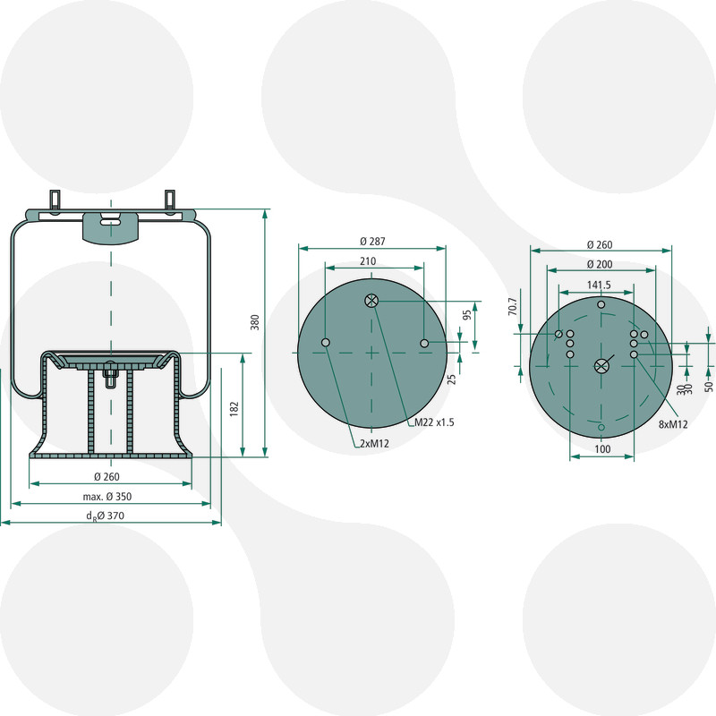 Luftfederbalg p.f. Conti 4035 N P02