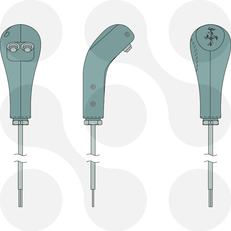Griff 2 x E-Schalter Taster