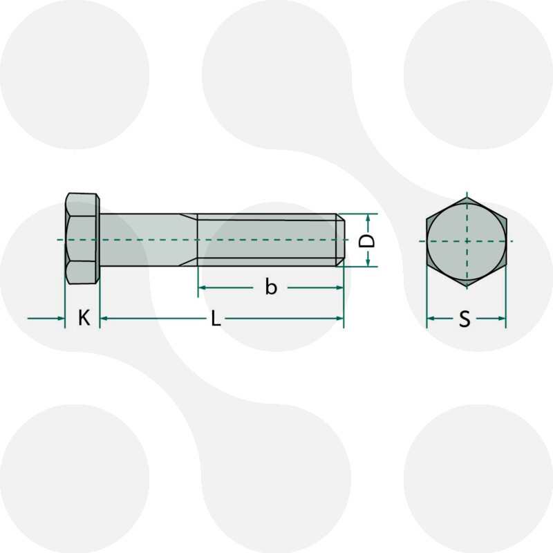 Sechskantschrauben • mit Schaft • DIN 931 • ISO 4014 online kaufen
