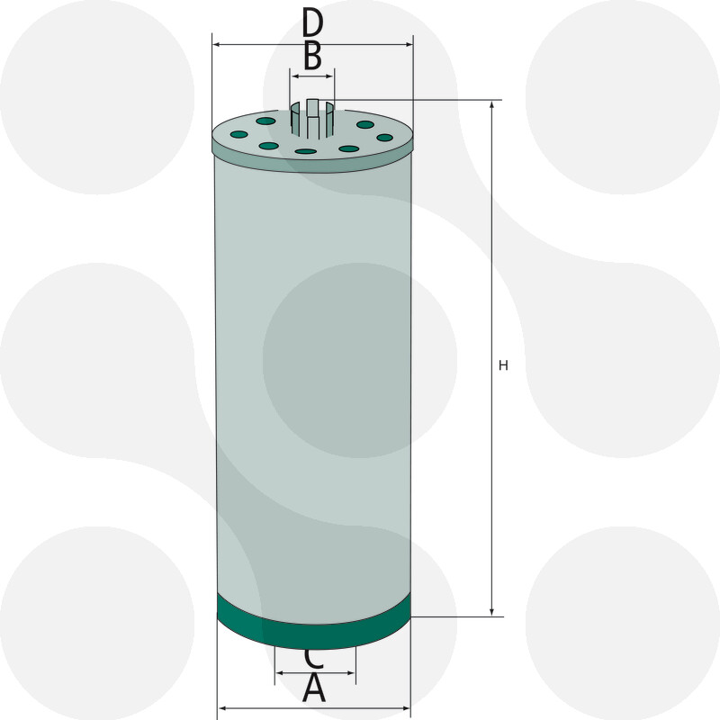 Motorölfilter passend für HU 12 140 x