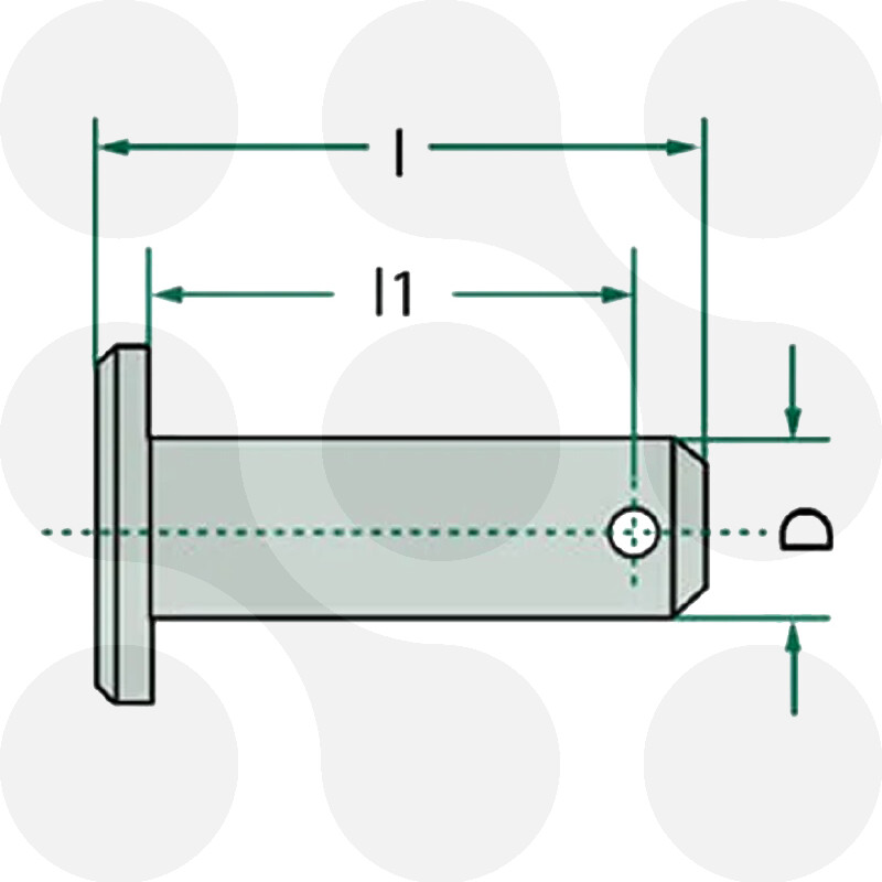 Splintbolzen mit Kopf • DIN 1434 online kaufen