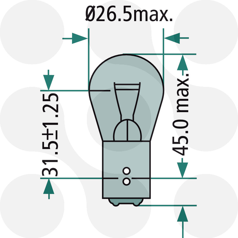VPE10 Glühlampe 24V 21/5W