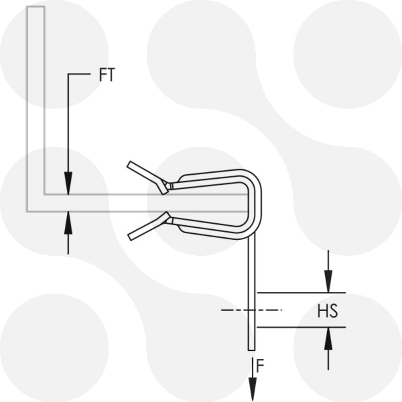 Erico Klammer P7 4H24, 3-8 mm,VE:1ST
