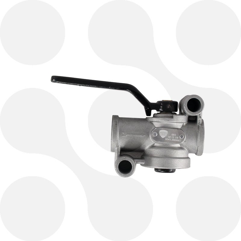 Absperrhahn, 2 x M22 x 1,5