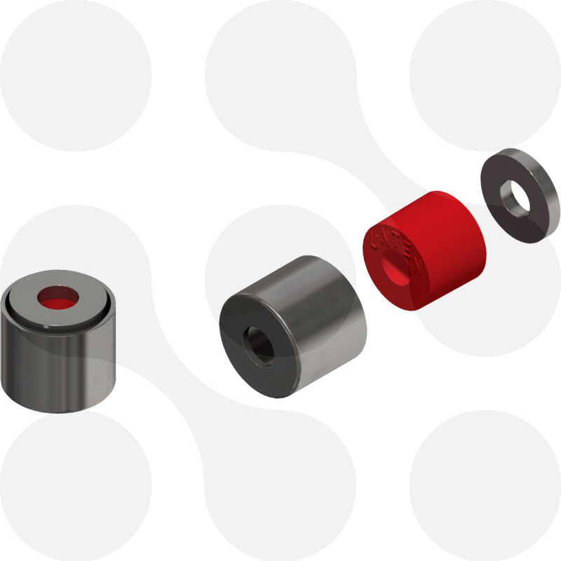 Schwingungsdämpfer, V2A / Relastic