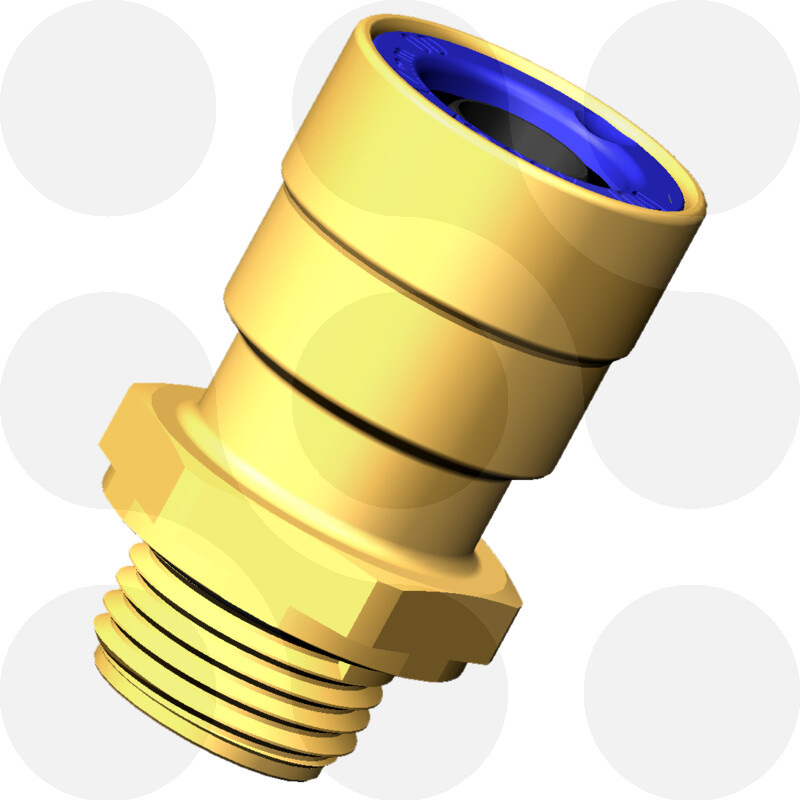 Gerader-Einschraub-Steckverbinder