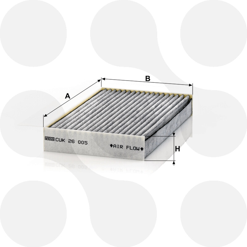 Innenraumfilter CUK 26 005