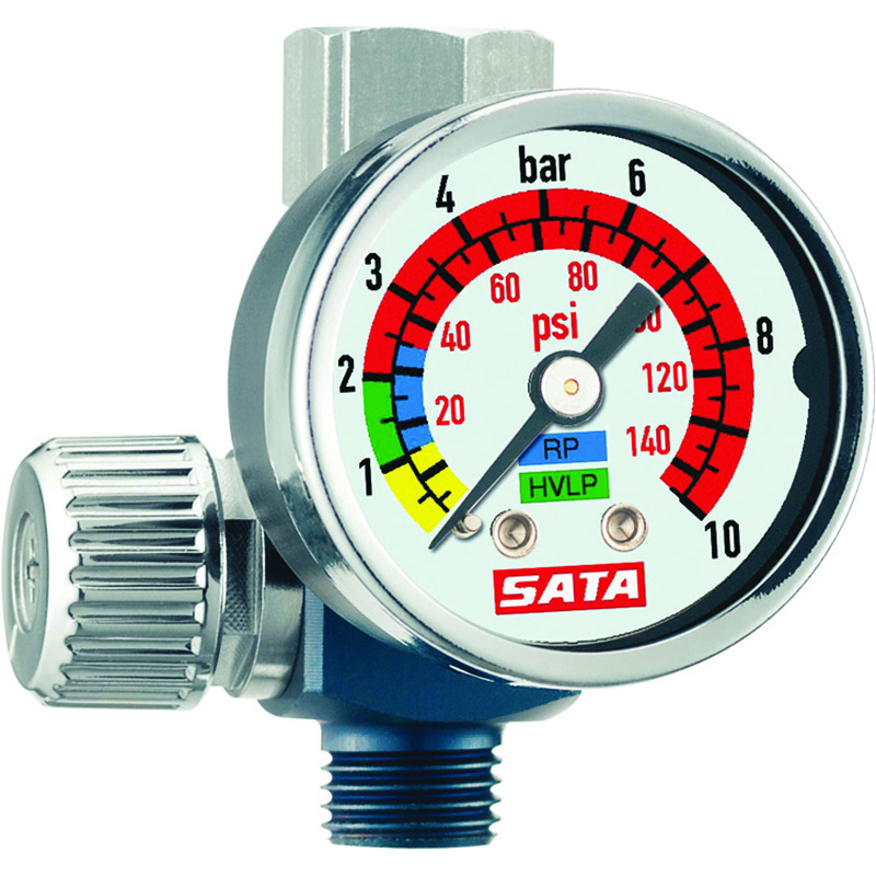 Luftmikrometer mit Manometer 10 bar