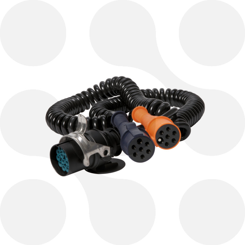 Elektrowendel, 15 - polig, 2 x 7 - polig